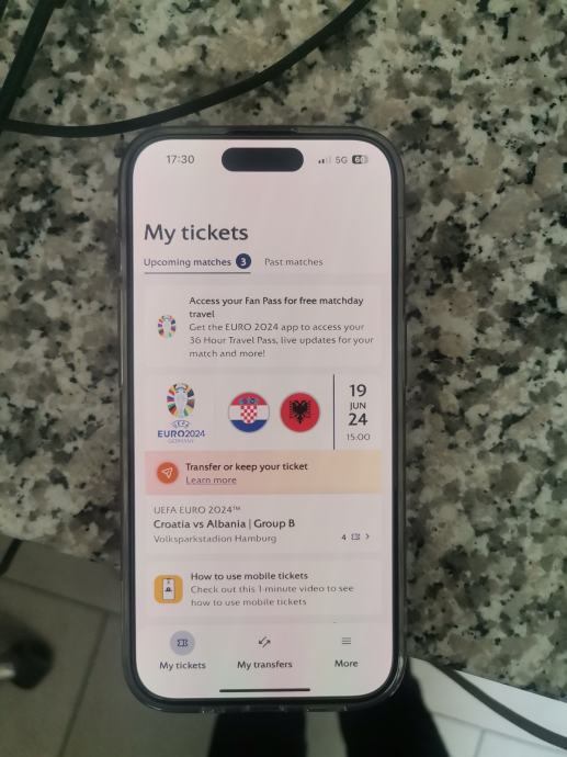 Ulaznice EURO 2024 | Hrvatska - Albanija (4 ulaznice)