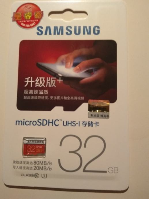 SAMSUNG Micro SD 32gb kartica