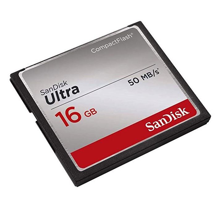 SanDisk Ultra Compact Flash CF 16 GB Memory Card, 50 MB/s SanDisk Ultra Compact Flash CF 16 GB Memory Card, 50 MB/s