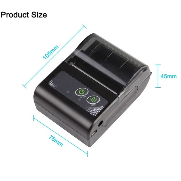 POS printer, bluetooth prijenosni termalni printer - *ZG*