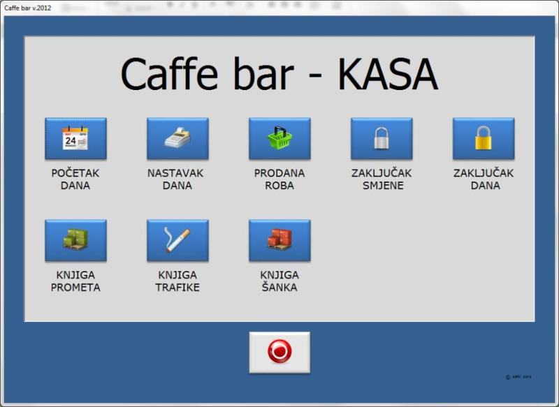 Program za caffe bar (kafiće) - fiskalna blagajna