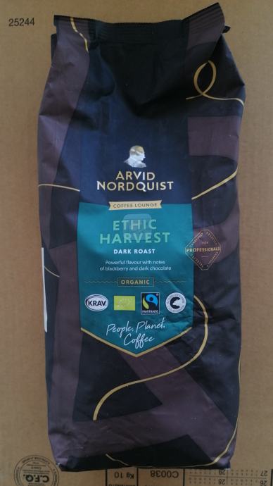 Arvid Nordquist-Ethic Harvest 1kg, 100 % ARABIKA Organska KAVA u ZRNU