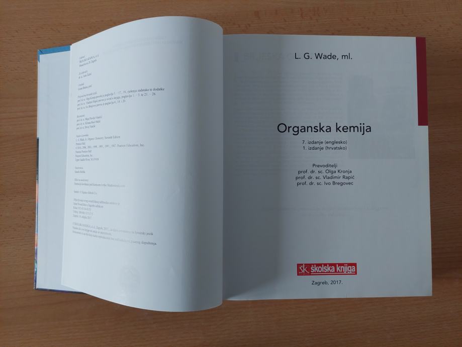 Organska kemija, L. G. Wade