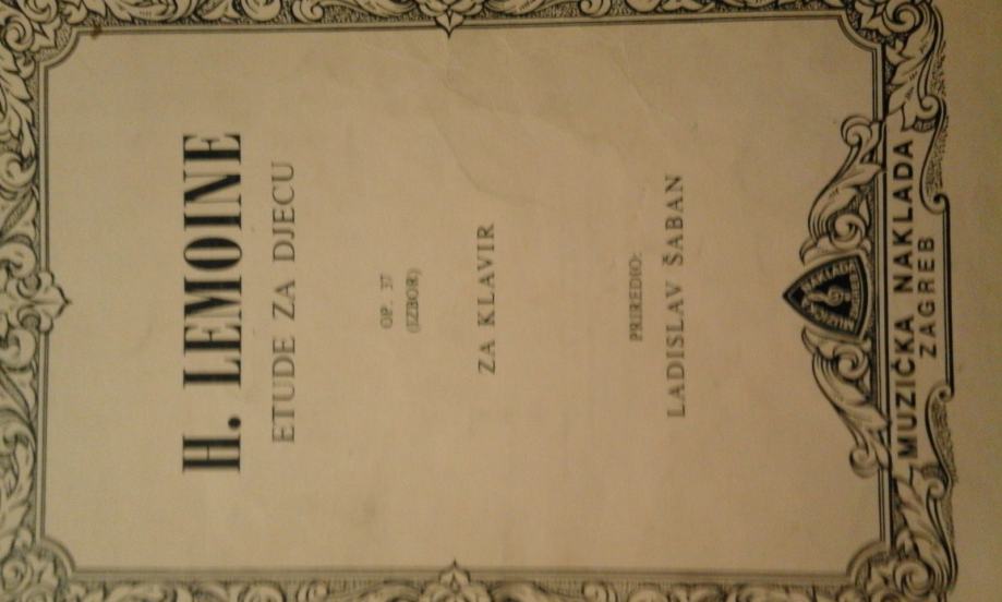 Note za piano klavir za osnovnu glazbenu školu