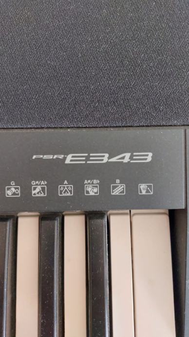 Yamaha PSR-E343 klavijatura