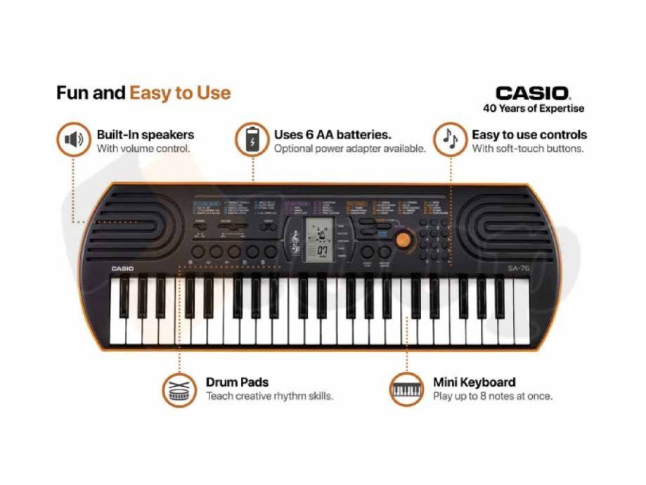 Casio SA-76 mini klavijatura, 60€