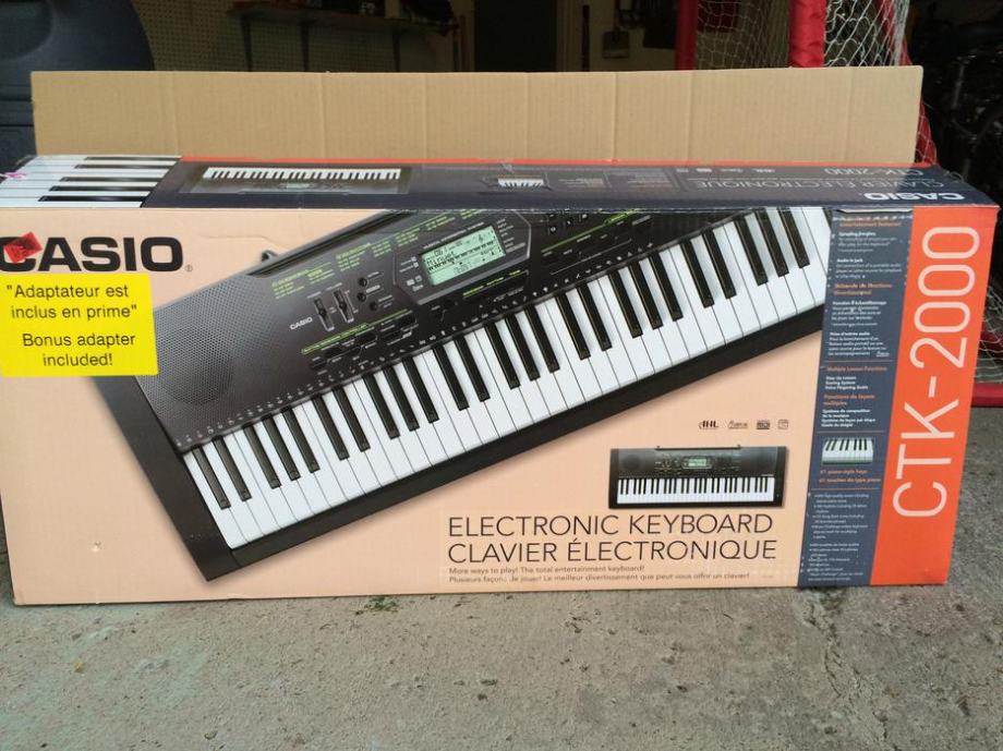 CASIO CTK-2000 sintisajzer klavijatura sintesajzer klavijature