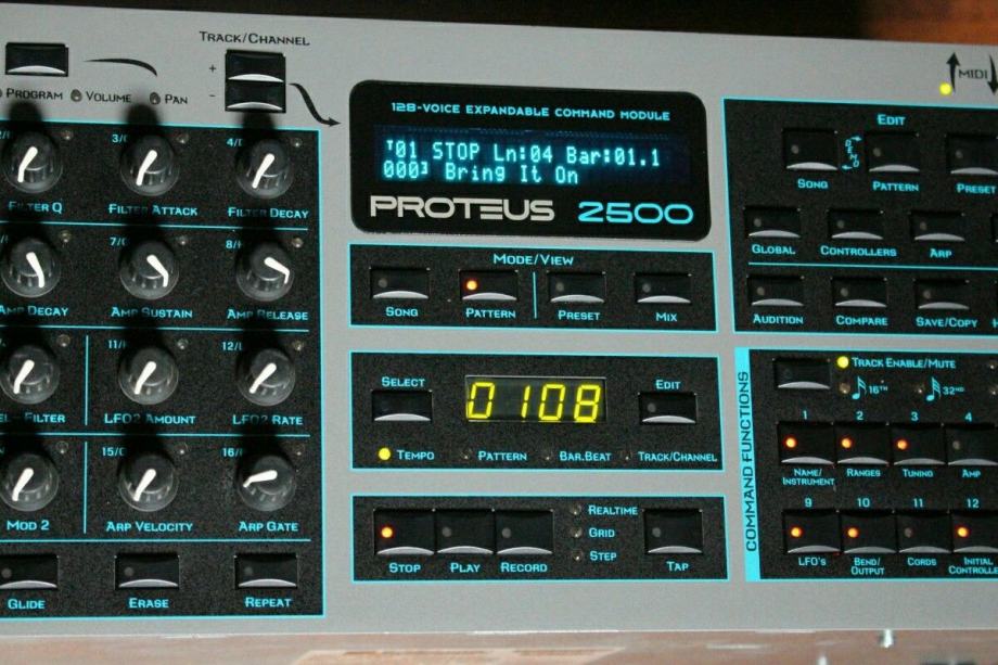 Emu Proteus 2500 - PX-7 MP-7 XL-7 Command Station VFD + SSD displeys