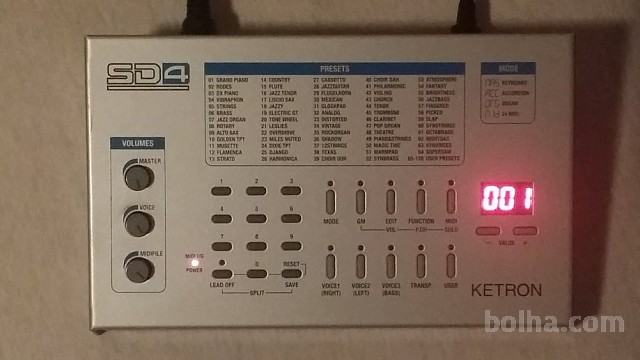 Ketron sd4 , kučna upotreba