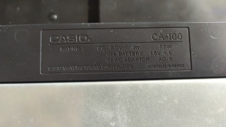 Klavijatura CASIO CA-100 ToneBank Keyboard