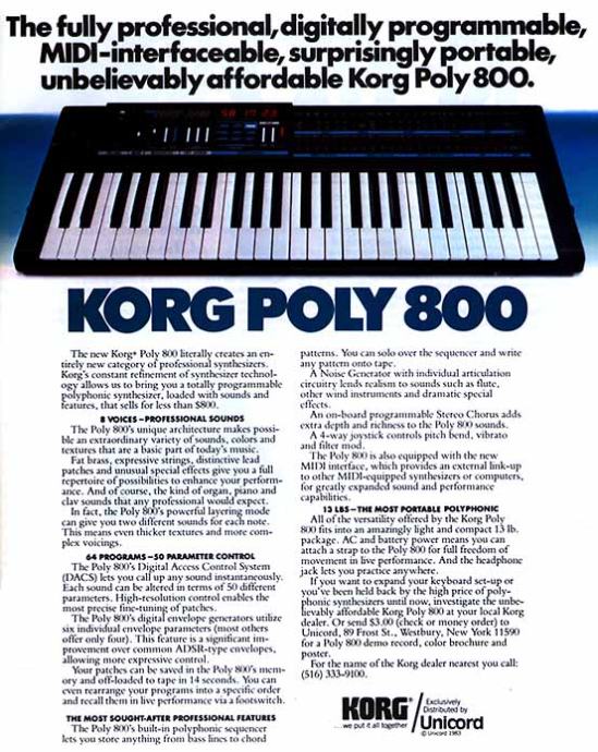 Korg Poly-800