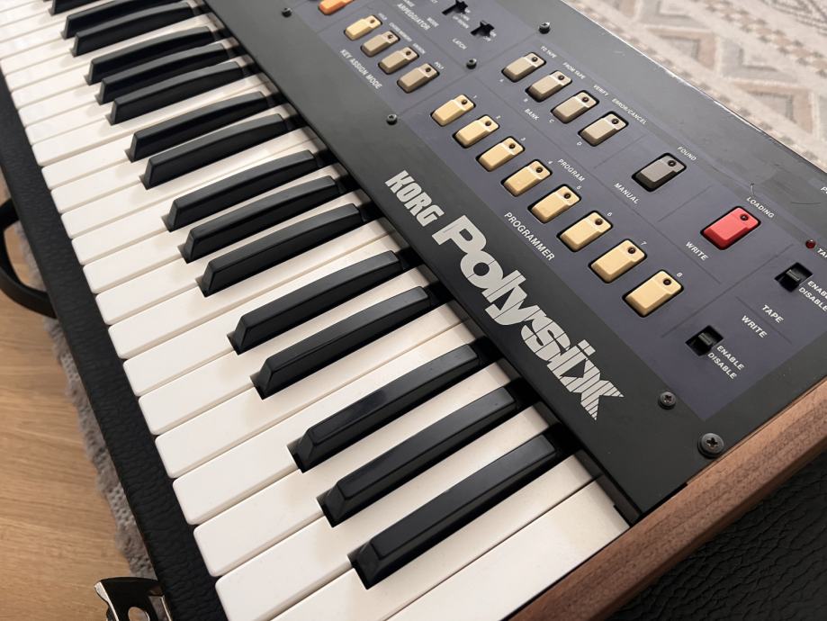 KORG POLYSIX + MIDI Vintage Analog Synth Sintisajzer 1981