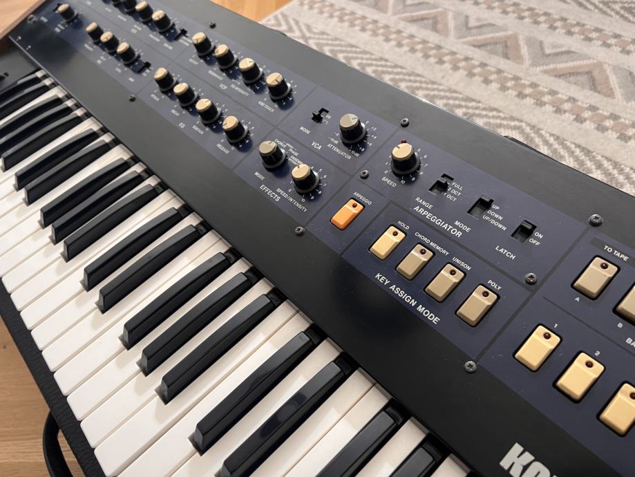 KORG POLYSIX + MIDI Vintage Analog Synth Sintisajzer 1981