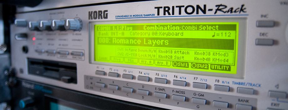 KORG Triton Rack Synthesizer/Sampler workstation modul