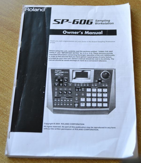 P/M Roland Sampler Workstation SP-606