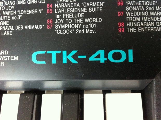 Casio ctk-401 - caqwekwik
