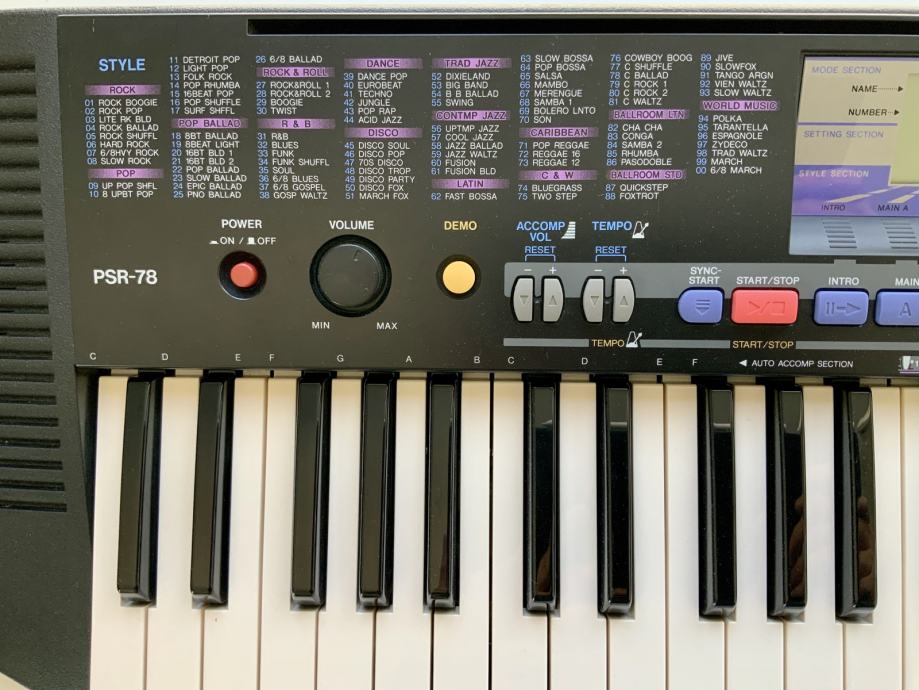 Yamaha PSR-78