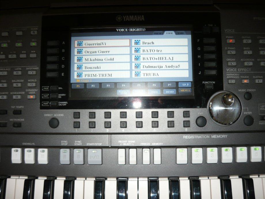 Yamaha psr s 970, zapakirana, 512mb semple ram