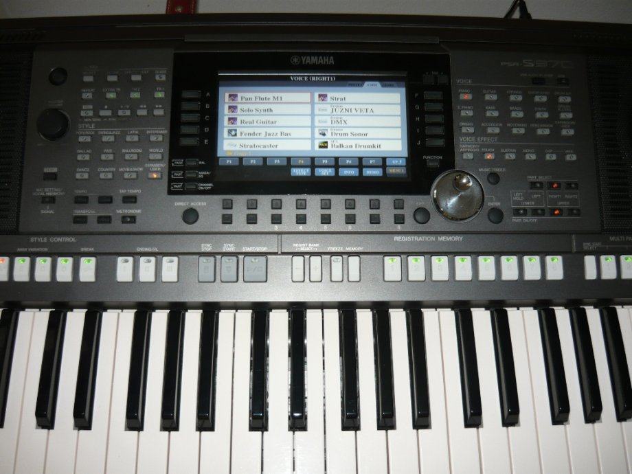 Yamaha psr s 970, zapakirana, 512mb semple ram