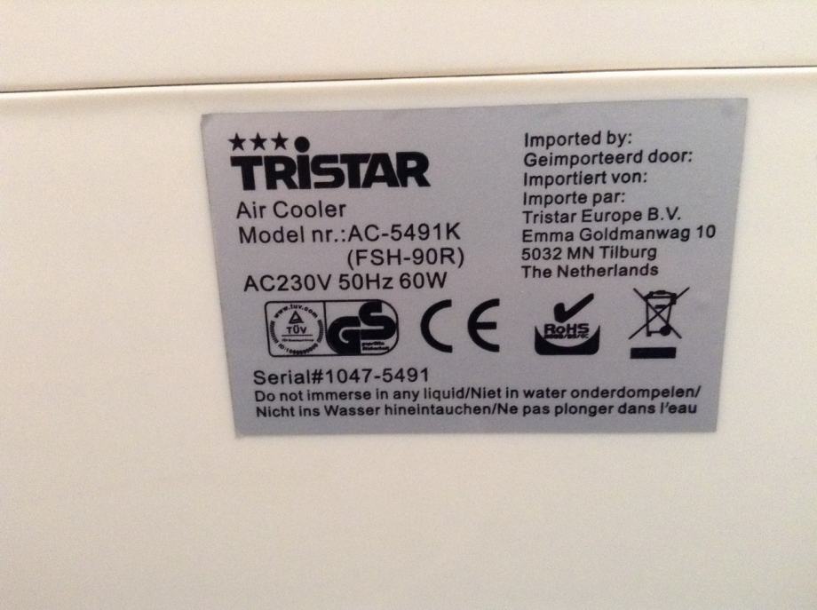 Air Cooler TRISTAR