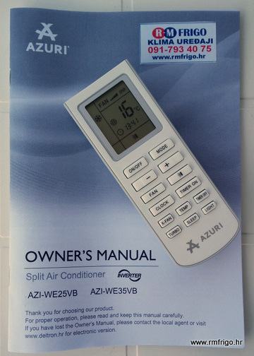 AZURI KLIMA UREĐAJ 2,5 kW