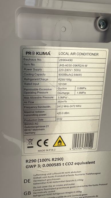 ProKlima Mobilna Klima