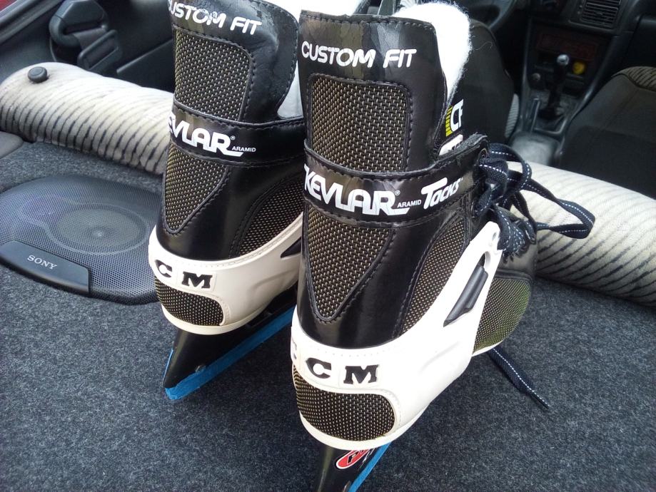 NOVO,retro ,pro klizaljke za hokej CCM Tacks 752 custom fit kevlar 4DA