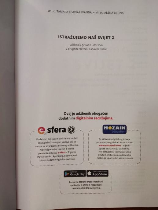 Priroda i društvo 2.razred - Skolska knjiga Istrazujemo nas svijet