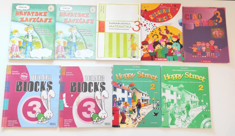 3. Razred OŠ - Udžbenici radne bilježnice zbirke zadataka listići
