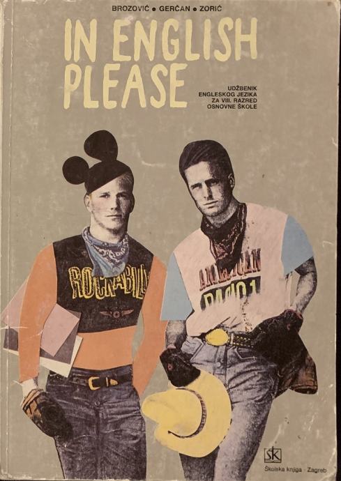 Brozović, Gerčan i Zorić: In English please, udžbenik za VIII DKnj