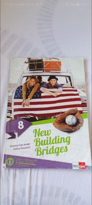 POKLANJAM New buId.Bridges 8, udžbenik engleskog jezika za 8. razred