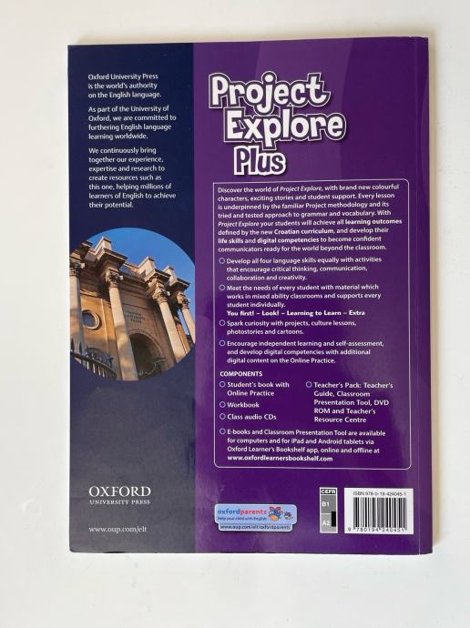 Project Explore Plus 3, udžbenik engleskog jezika za 8. Razred