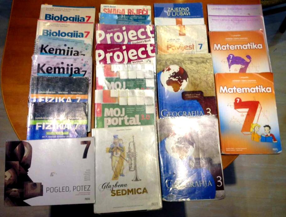 Školski udžbenici 7.razred OŠ