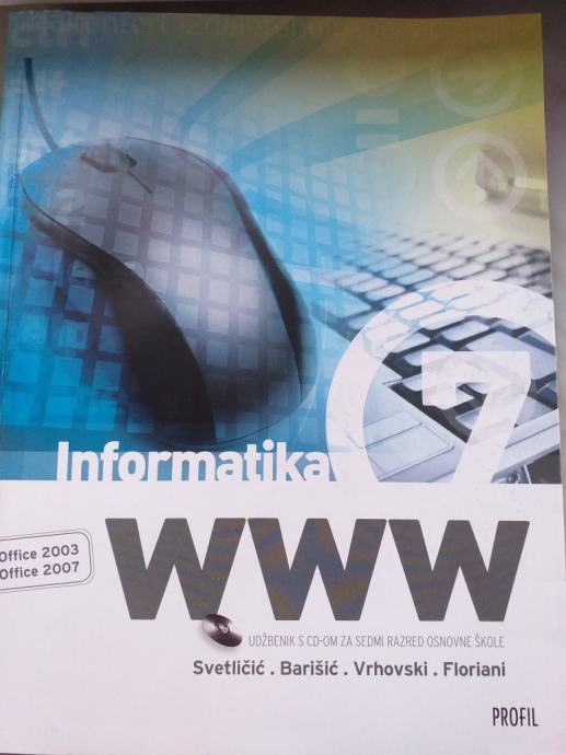 Udzbenik iz informatike za 7. razred osnovne skole