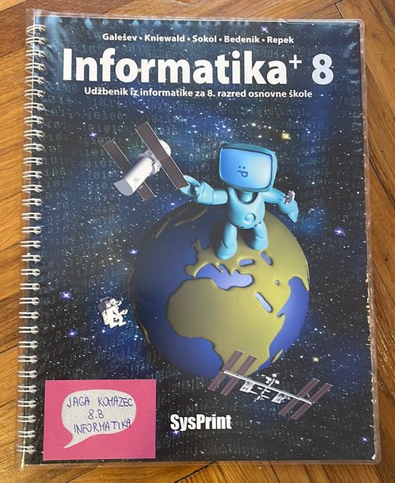 Udžbenik iz informatike za 8. razred osnovne škole - Informatika 8