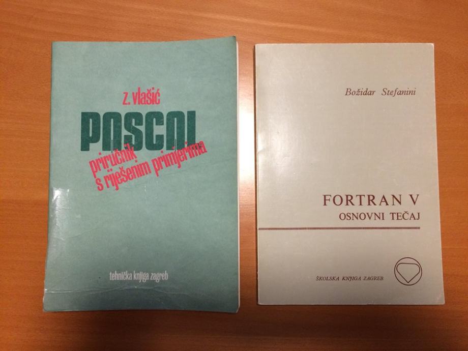 Knjige za Fortran i Pascal, programski jezici za računalo