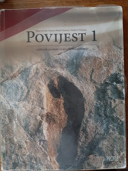 Povijest 1, udžbenik iz povijesti za prvi razred gimnazije Povijest 1, udžbenik iz povijesti za prvi razred gimnazije