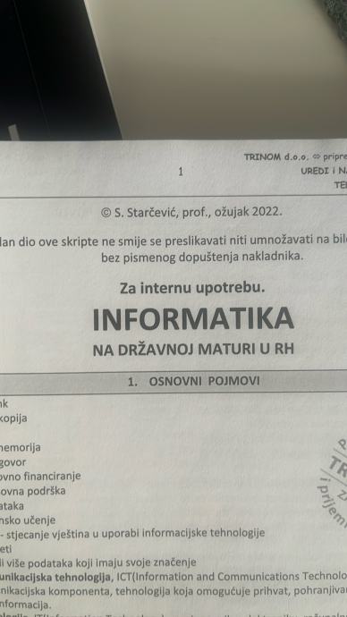 Trinom/ drzavna matura INFORMATIKA