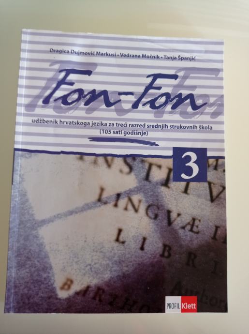 Fon-Fon 3- udžbenik hrvatskog jezika