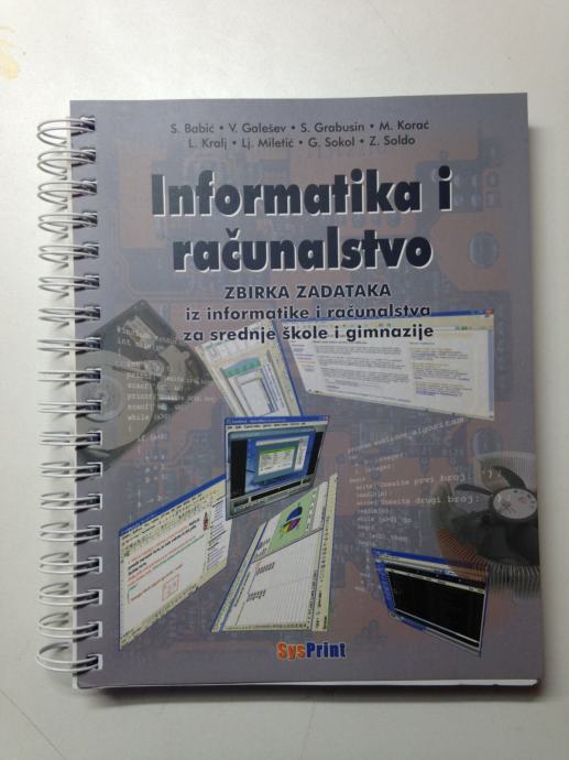 Informatika i računalstvo, zbirka zadataka Sysprint