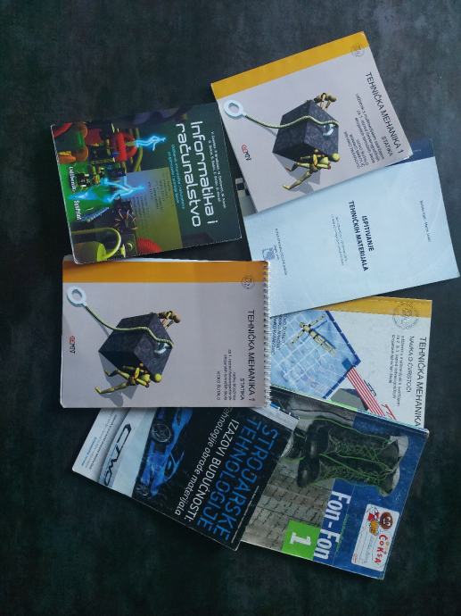 Knjige za prvi razred srednje škole