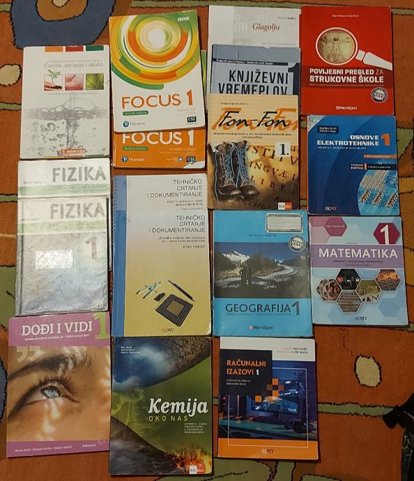 Udzbenici Tehnicar za elektroniku 1. razred