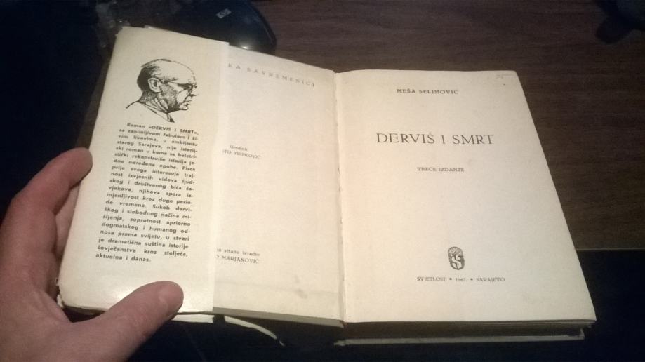 DERVIŠ I SMRT MEŠA SELIMOVIĆ SVJETLOST 1967