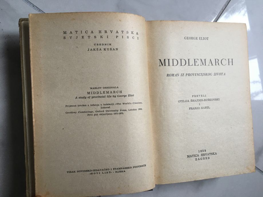 GEORGE ELIOT, Middlemarch