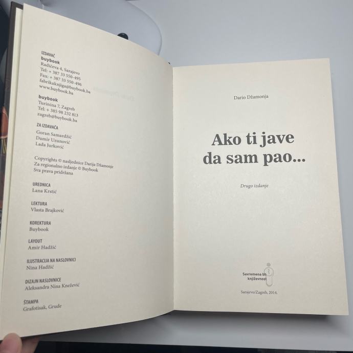 Ako ti jave da sam pao... Dario Džamonja