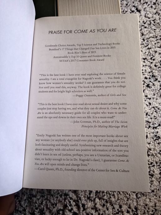 COME AS YOU ARE - Emily Nagoski