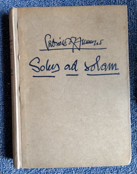DAnnunzio, Gabriele - Solus ad solam