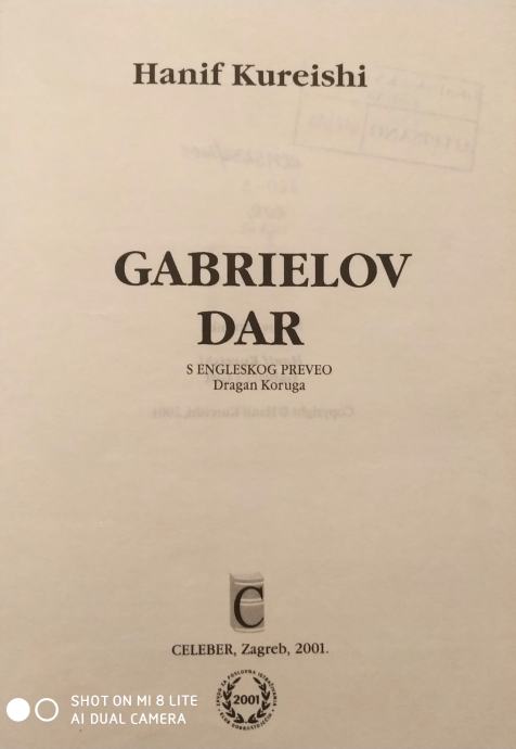 Hanif Kureishi: Gabrielov dar.