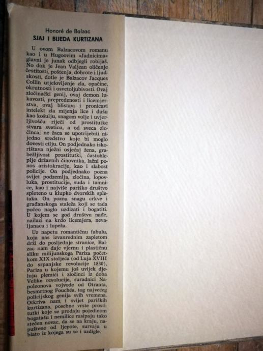 Honore de Balzac - Sjaj i bijeda kurtizana