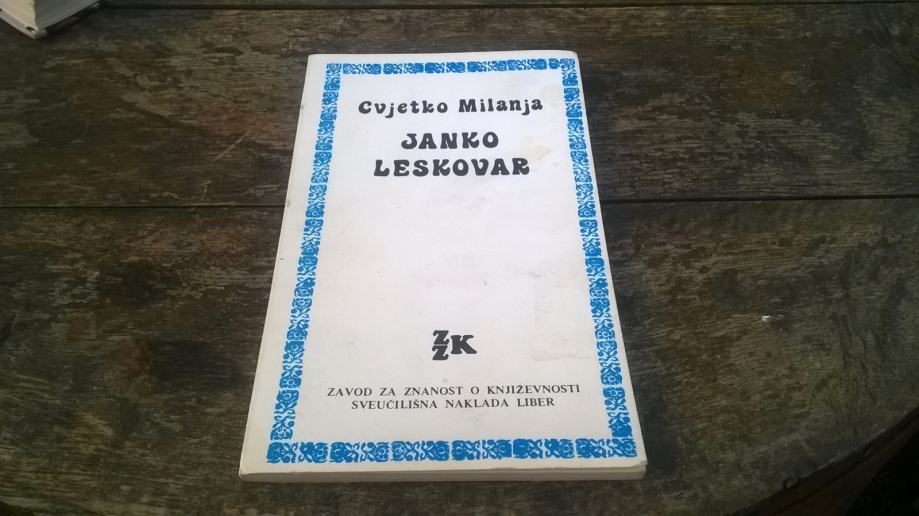 JANKO LESKOVAR CVJETKO MILANJA ZZK LIBER 1987.
